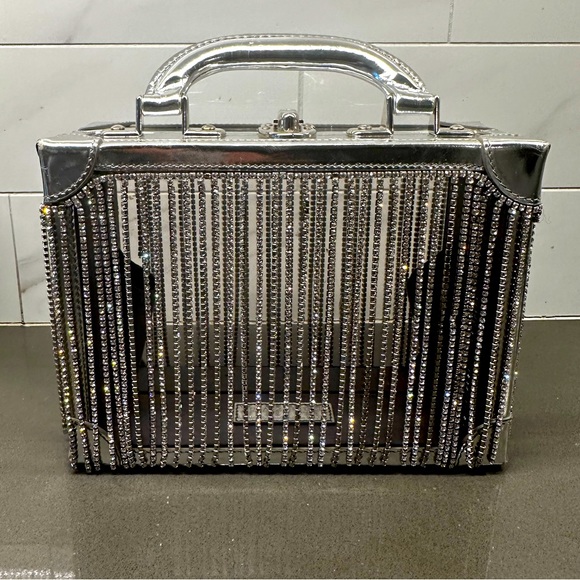 AREA | Bags | Area Fringe Box Vanity Bag | Poshmark